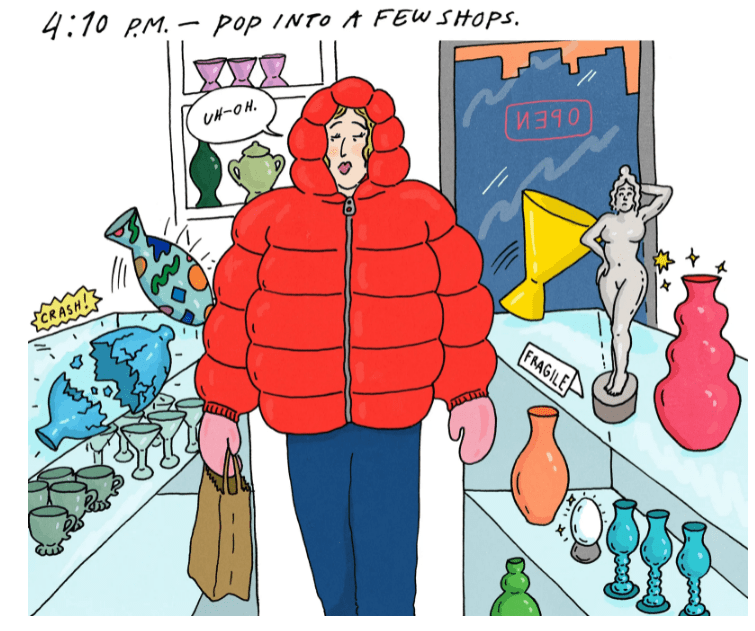 The Very Big Red Coat | Scenic Writer's Shack